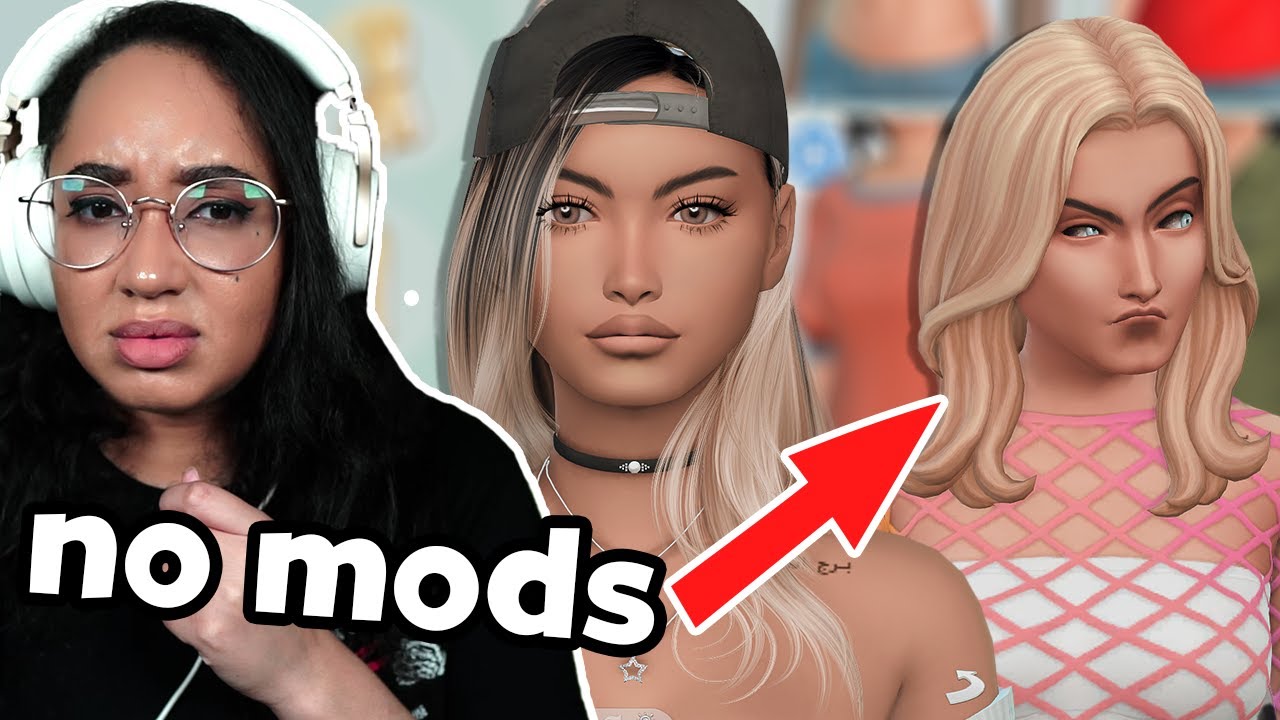 Trying to play The Sims 4 WITHOUT my 40GB Mods Folder - YouTube