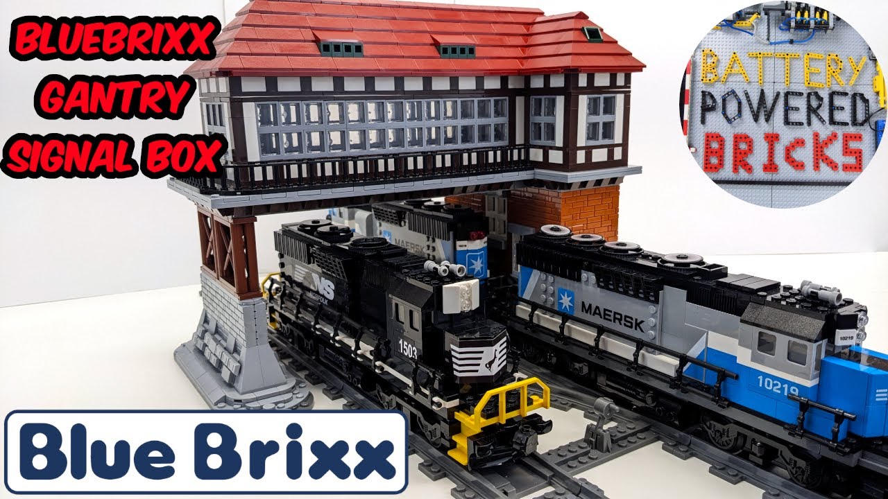 BlueBrixx Gantry Signal Box review (not sponsored) - YouTube