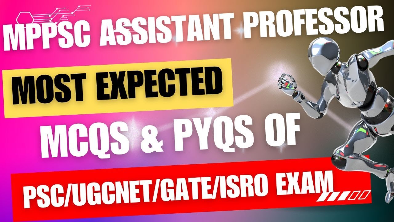 MPPSC | HPSC | Assistant Professor| Important MCQs | Computer Science | Computer Application ...