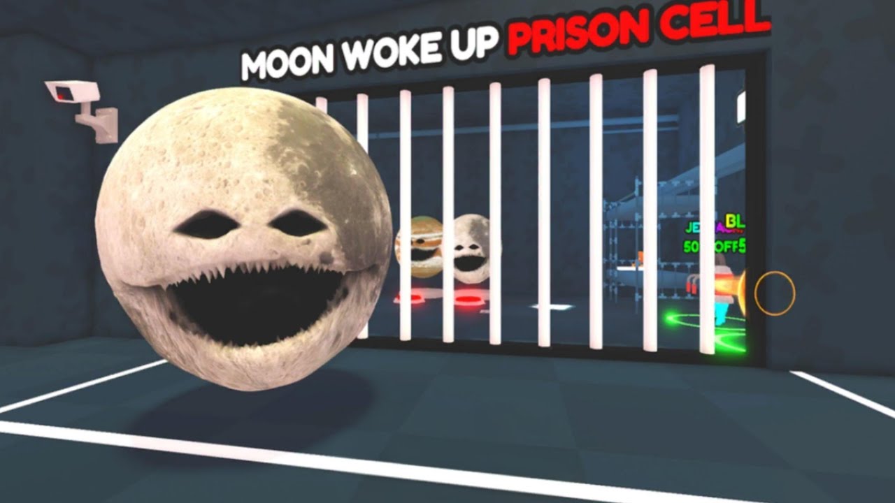 MOON WOKE UP PRISON RUN! (OBBY) Roblox Gameplay Walkthrough - YouTube