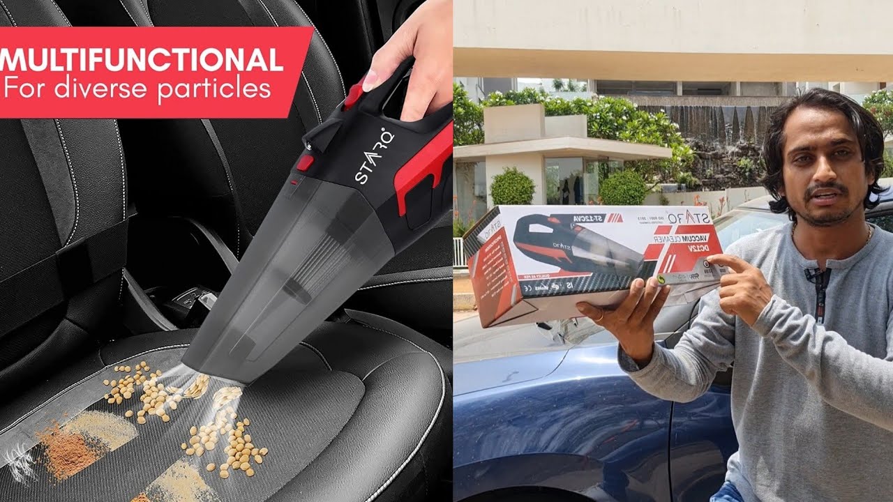 starq ST-12CVA vacuum cleaner 12 volt car vacuum cleaner - YouTube