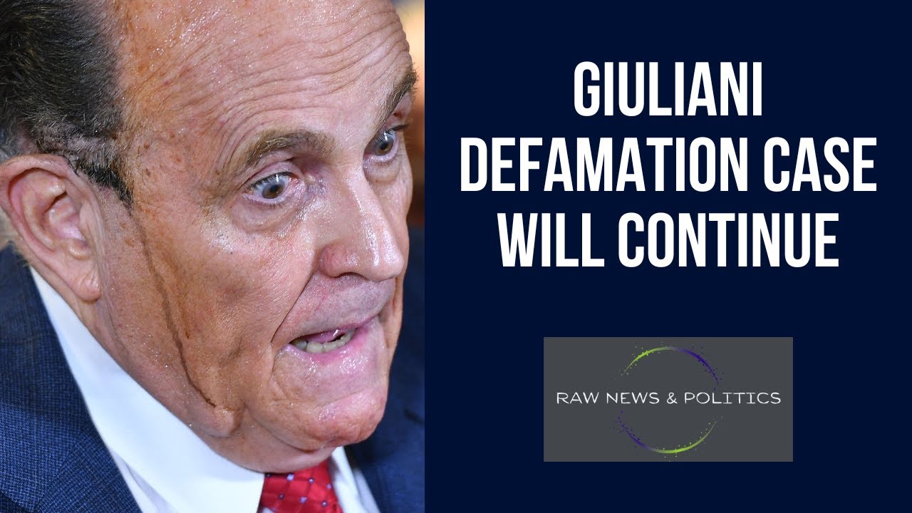 Giuliani Defamation Lawsuit Will Continue, Judge Rules - YouTube