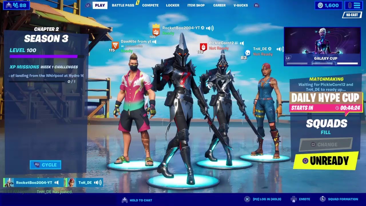 Fortnite Ch2 S3 (Tier 100!!!!) (Ps4) (Live) - YouTube