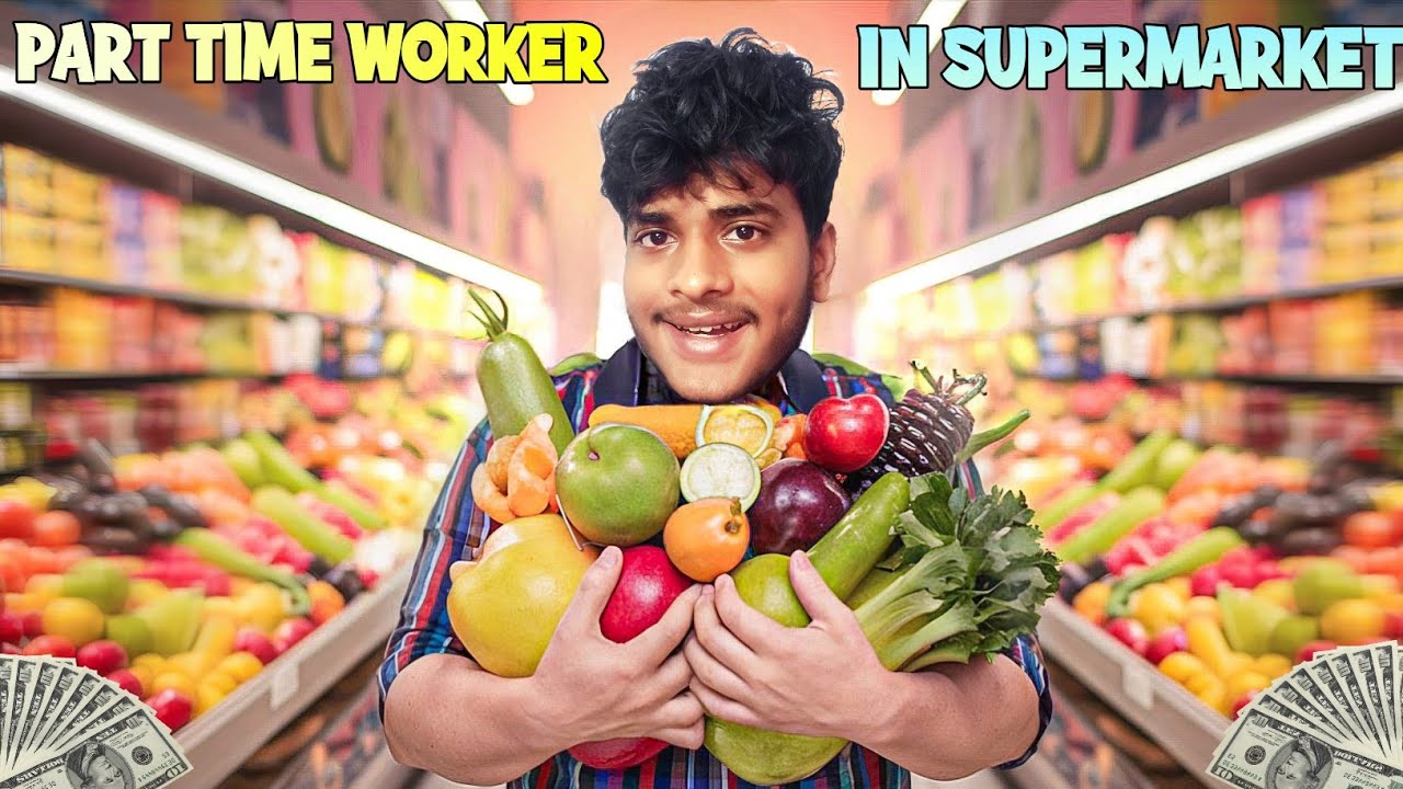 I'm PART TIME WORKER in a super market|On vtg! - YouTube