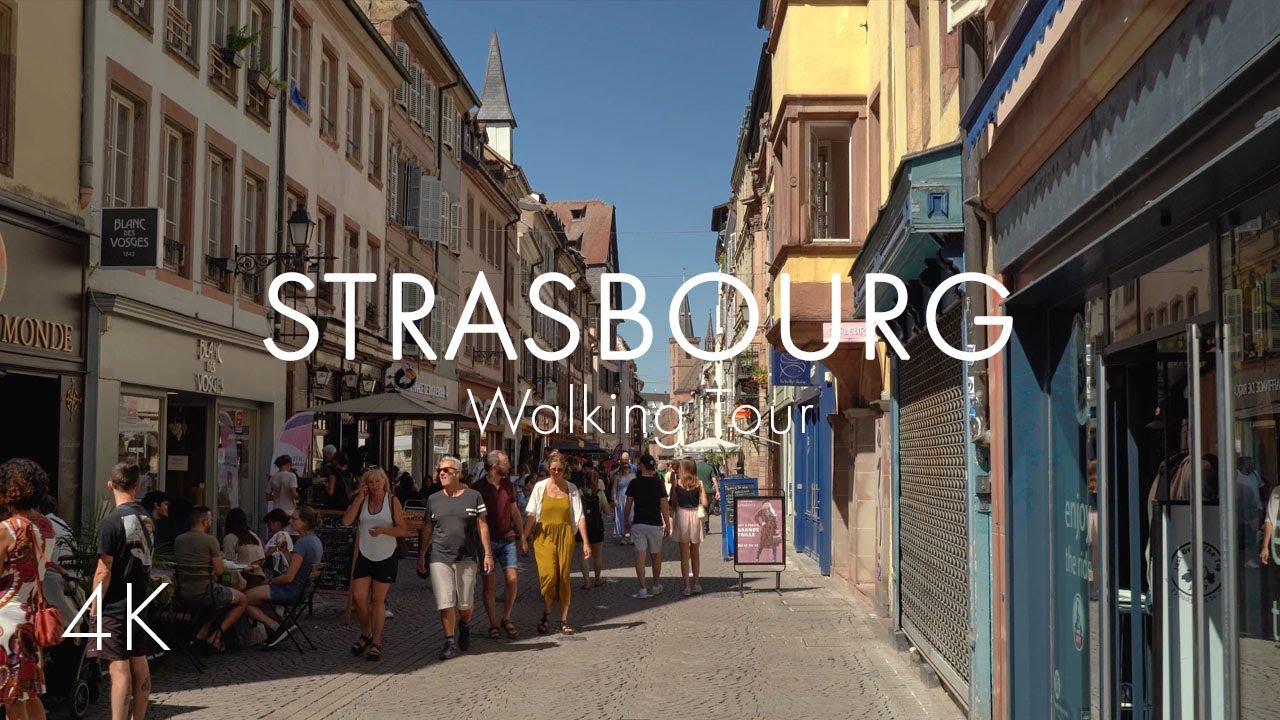 Strasbourg | City Center | Walking Tour | 4K - YouTube
