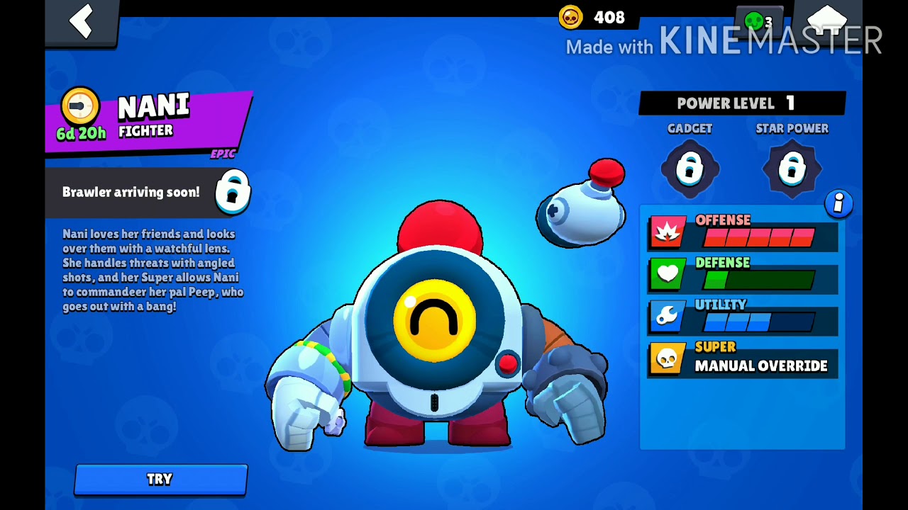 New Brawler NANI - YouTube