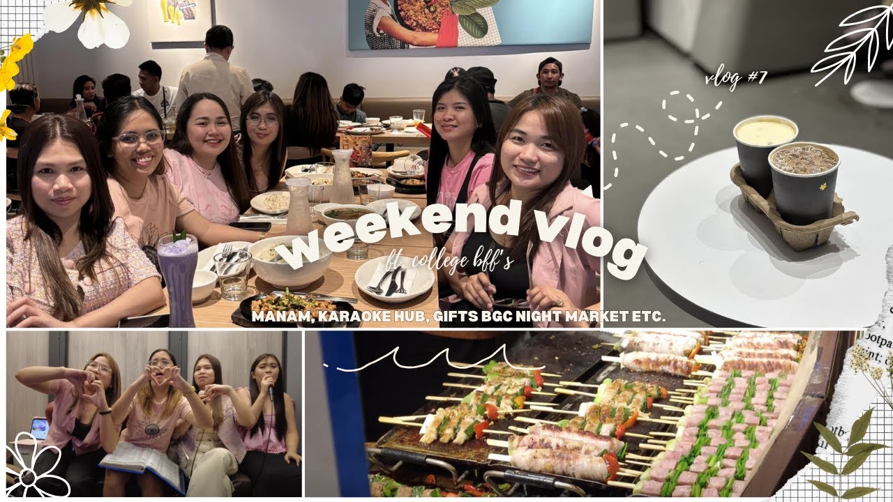 vlog ft. college bff's ‎♡ | sm north manam, karaoke hub 🎤, gift giving ...