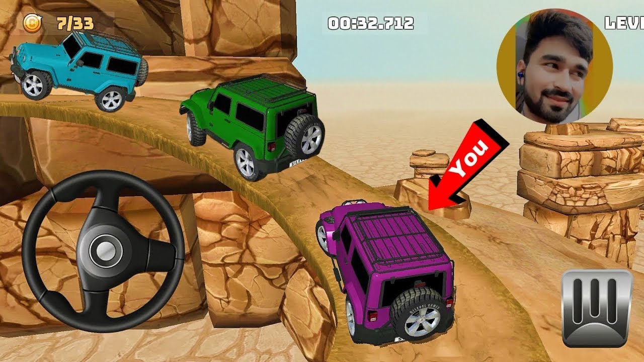 4x4 mountain climbing car game || parking car game || hill climb game Live stream 108 - YouTube