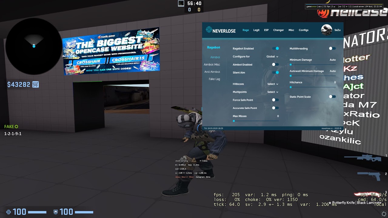 Menu Lua for neverlose! (0.20 NLE VERSION) - YouTube