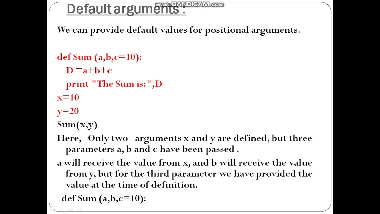 Tutorial Python Function Working With Functions Types Of