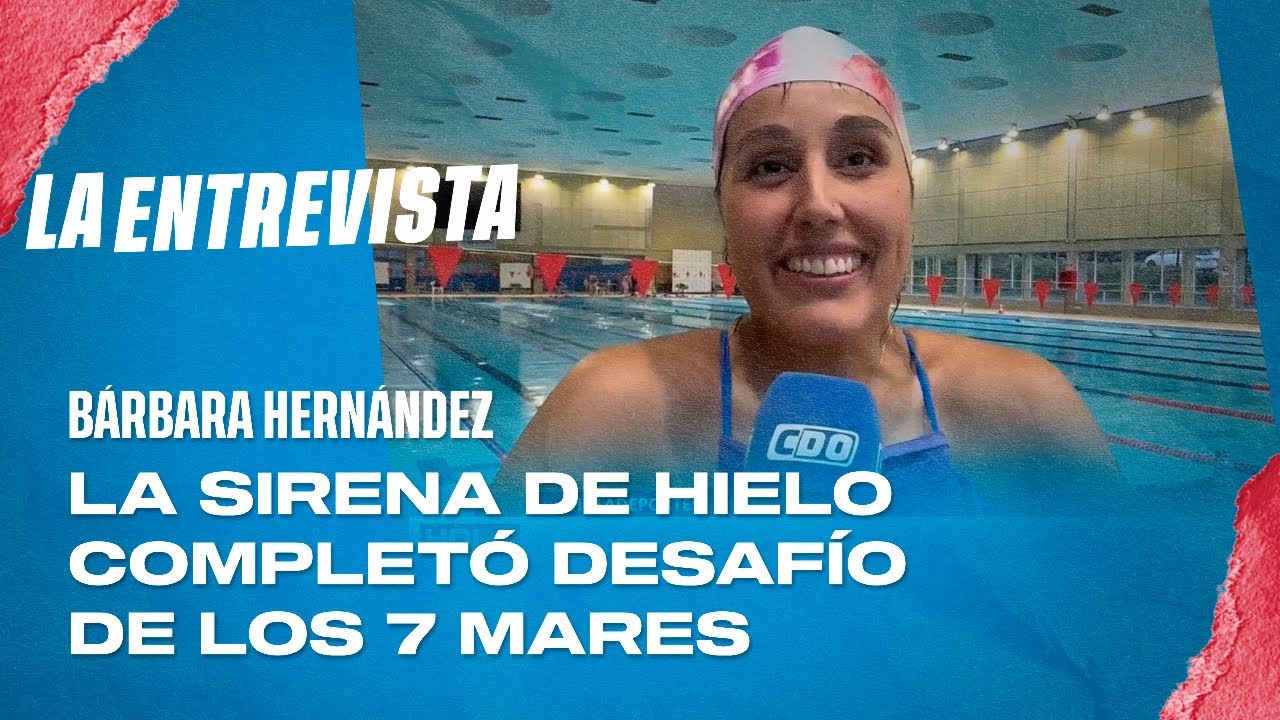 La "Sirena de Hielo" hizo historia: Bárbara Hernández completó el ...