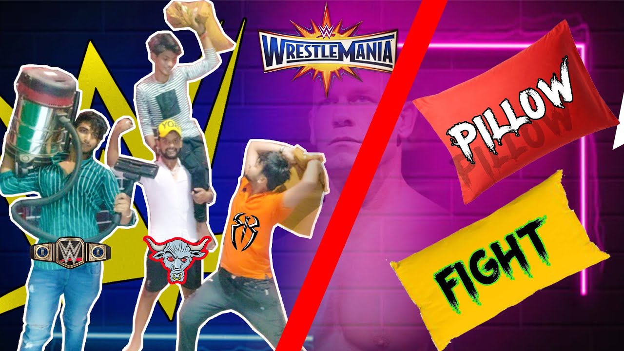 Blind Pillow Fight | Crazy Pillow Fight Game | Pillow Fight Gone Wrong ...