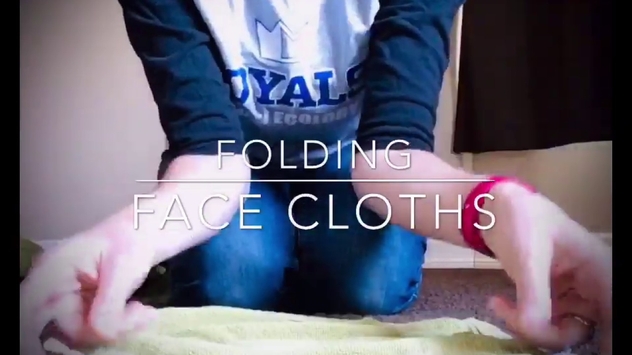 Folding Towel Series: Facecloth - YouTube