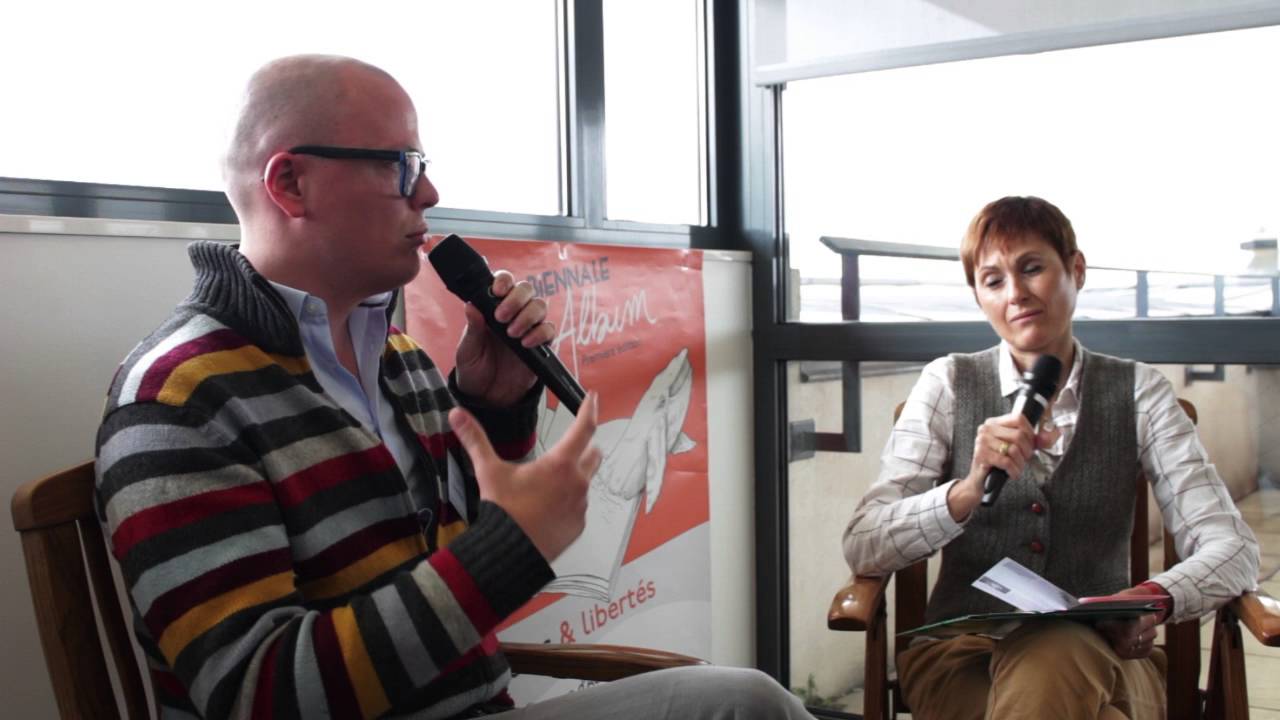 Interview - Sylvain Lesage | BIENNALE DE L'ALBUM VICHY 2016 - YouTube