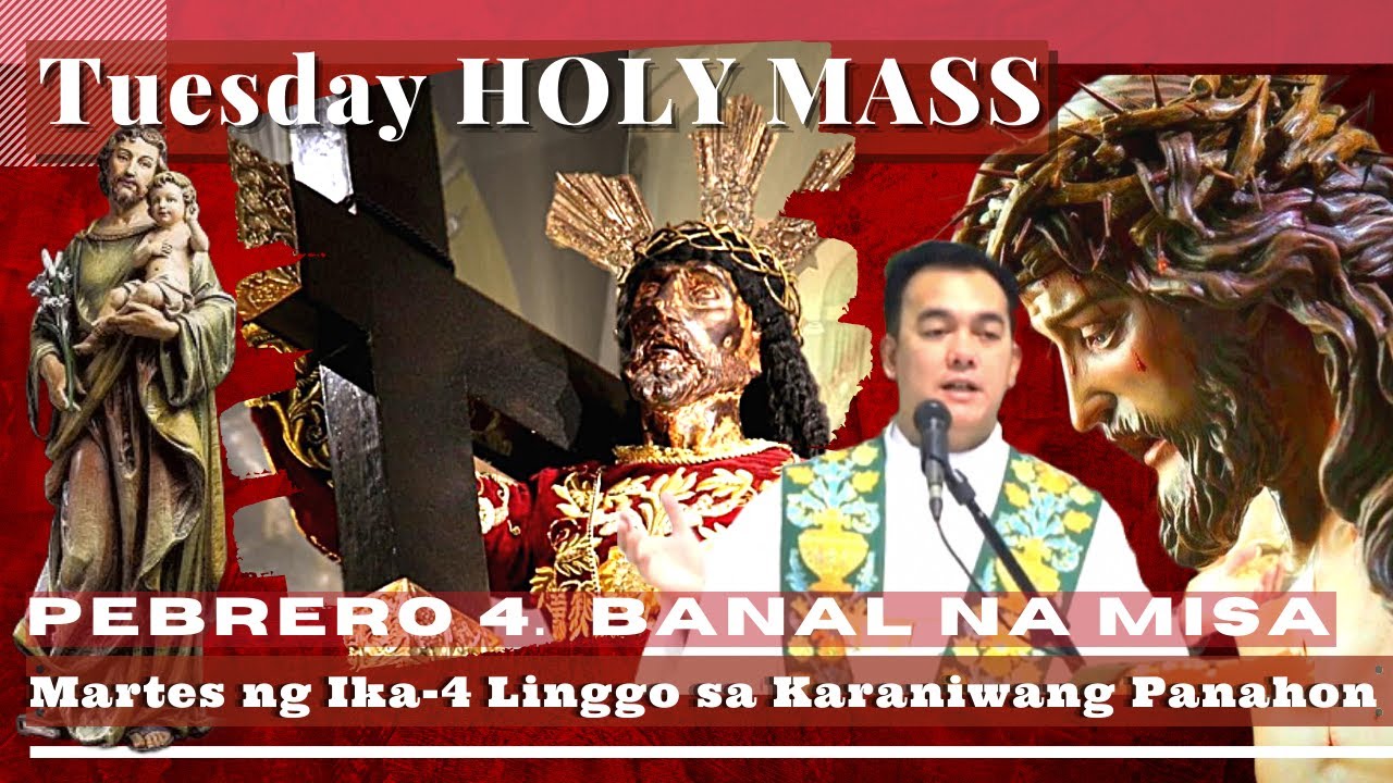 CATHOLIC CHURCH LIVE MASS TODAY || FEB 4 TUESDAY MASS ONLINE | REV FR ...