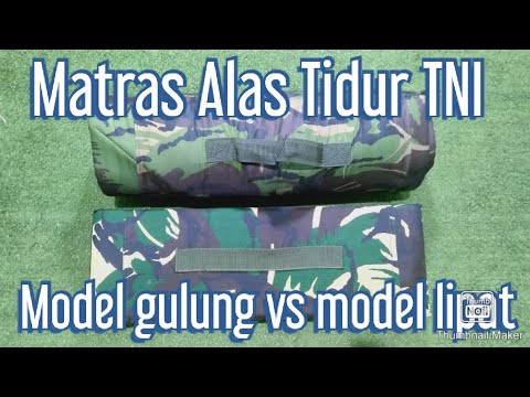 Matras Alas Tidur TNI - YouTube