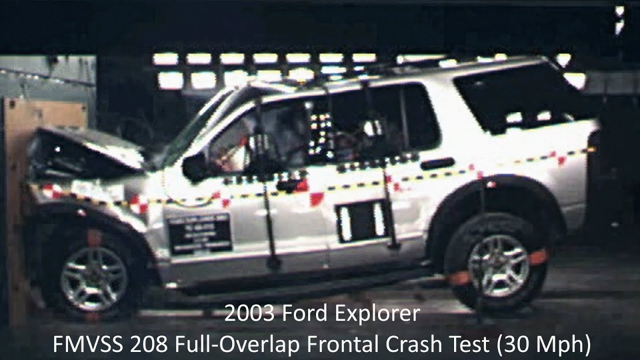 2002-2005 Ford Explorer / Mercury Mountaineer CMVSS 208 Full-Overlap ...