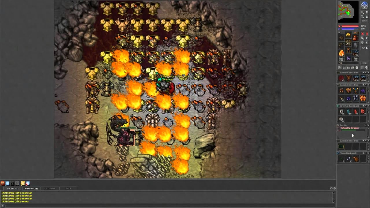 Tibia - Hunt : Ghastly Dragons - YouTube