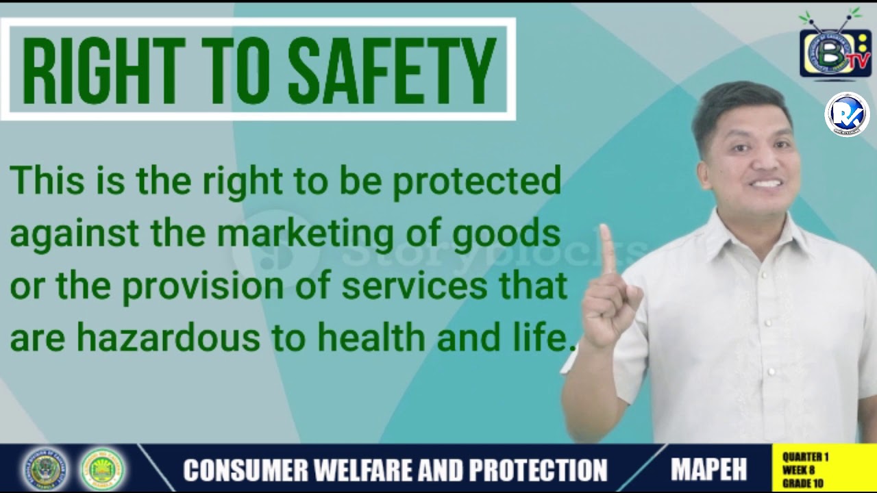 HEALTH 10 : CONSUMER WELFARE AND PROTECTION (MAPEH) - YouTube