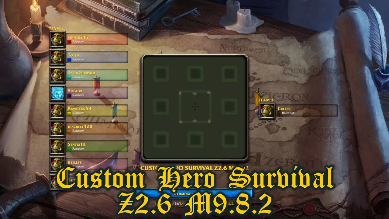 Let's Play Custom Hero Survival Z2.6 M9.8.2 - WC3 Reforged Custom Maps ...
