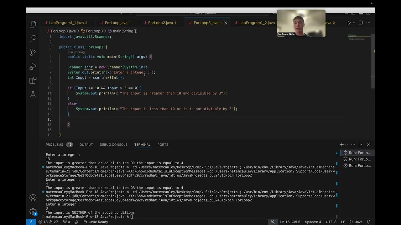 Basic Examples of "If" statements in Java - YouTube