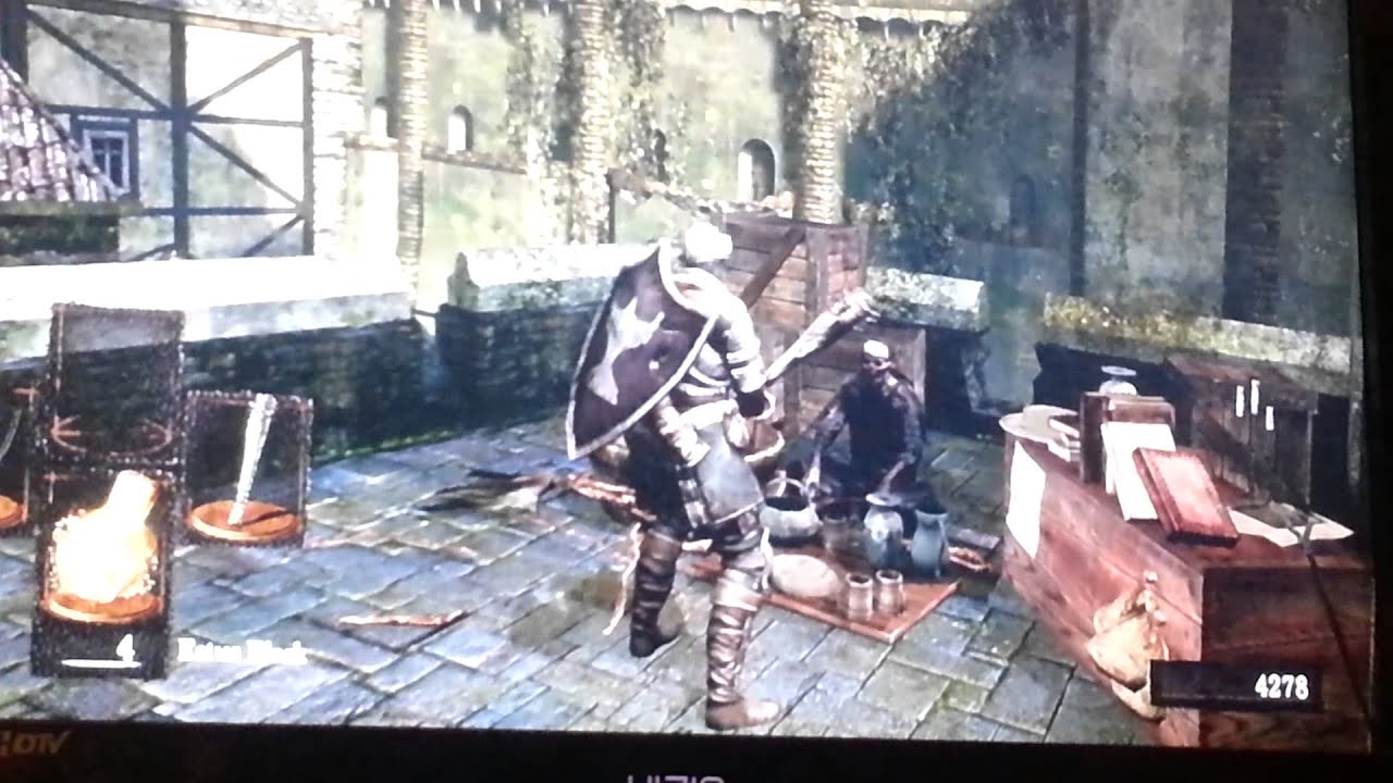 Dark Souls Undead Burg Secret Merchant - YouTube