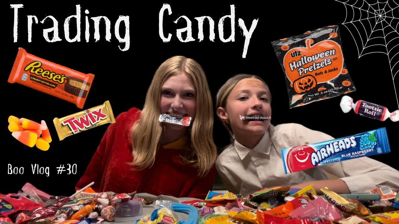 Trading candy (boo vlog 30) - YouTube