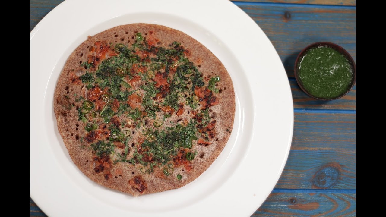 Nachni Uttappa In Gujarati | Snacky Ideas by Amisha Doshi | Sanjeev ...