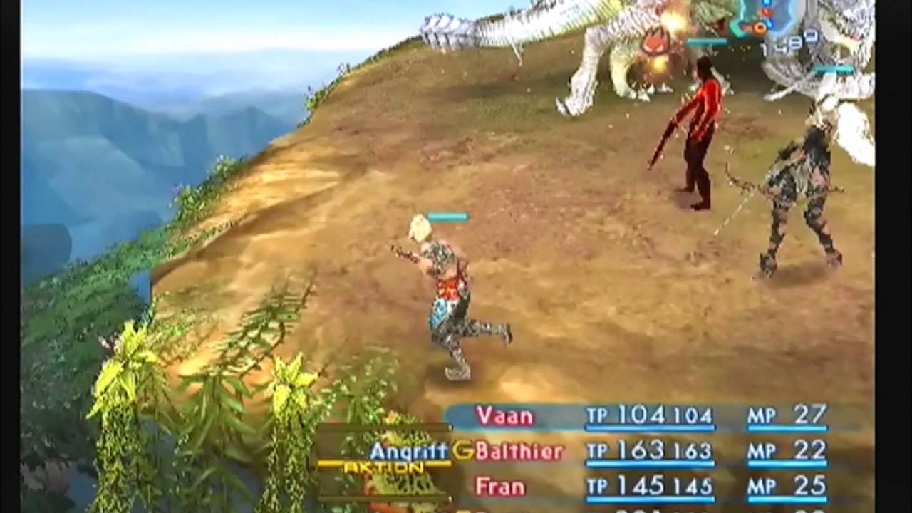 PS2 Final Fantasy XII NLBLLG - Ash Wyrm (full battle) - YouTube