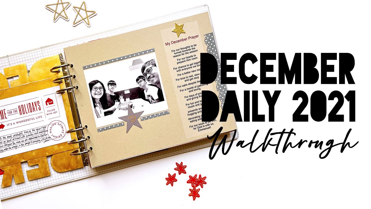 December Daily 2021 Completed Album Flipthrough - YouTube