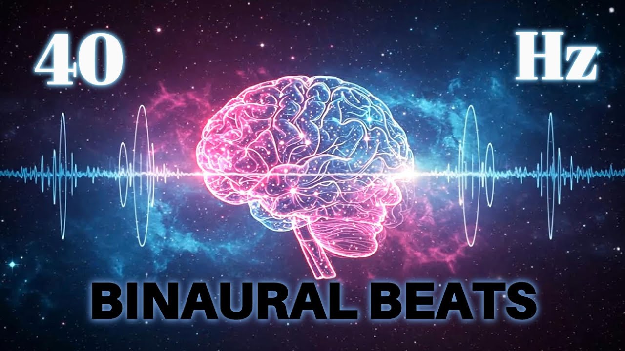 Improve Focus & Learning with 40Hz Binaural Beats | Brainwave Entrainment Audio - YouTube