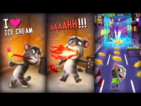 Talking Tom Gold Run -- Talking Tom Cat -- Vs -- Gameplay Video - YouTube
