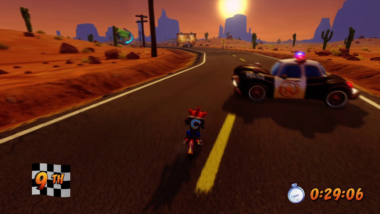 Crash Bandicoot N. Sane Trilogy Orange Asphalt Platinum Run - YouTube