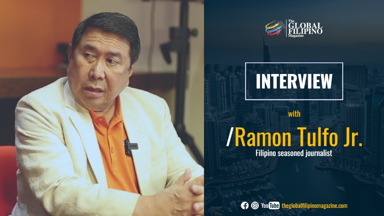 Seasoned journalist Ramon Tulfo Jr. talks about his career as a media ...