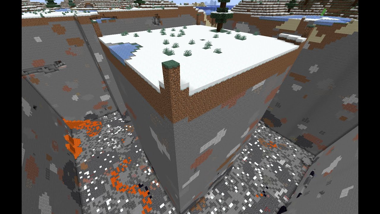 Survival Minecraft 6: 4 chunks = how many blocks? - YouTube