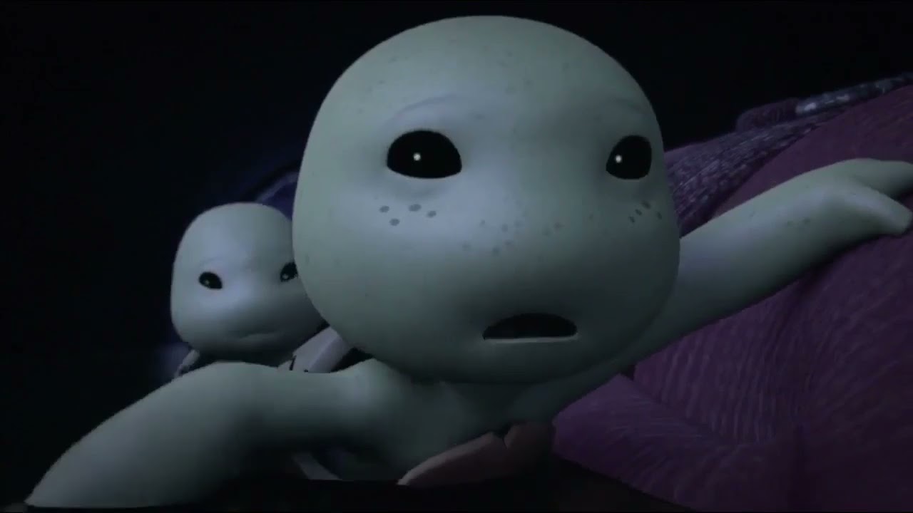 TMNT~ Splinter and the baby turtles make it to safety scene HD - YouTube