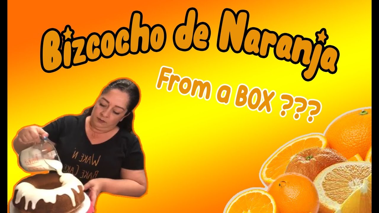 Orange Cake Using Box Cake Mix - YouTube