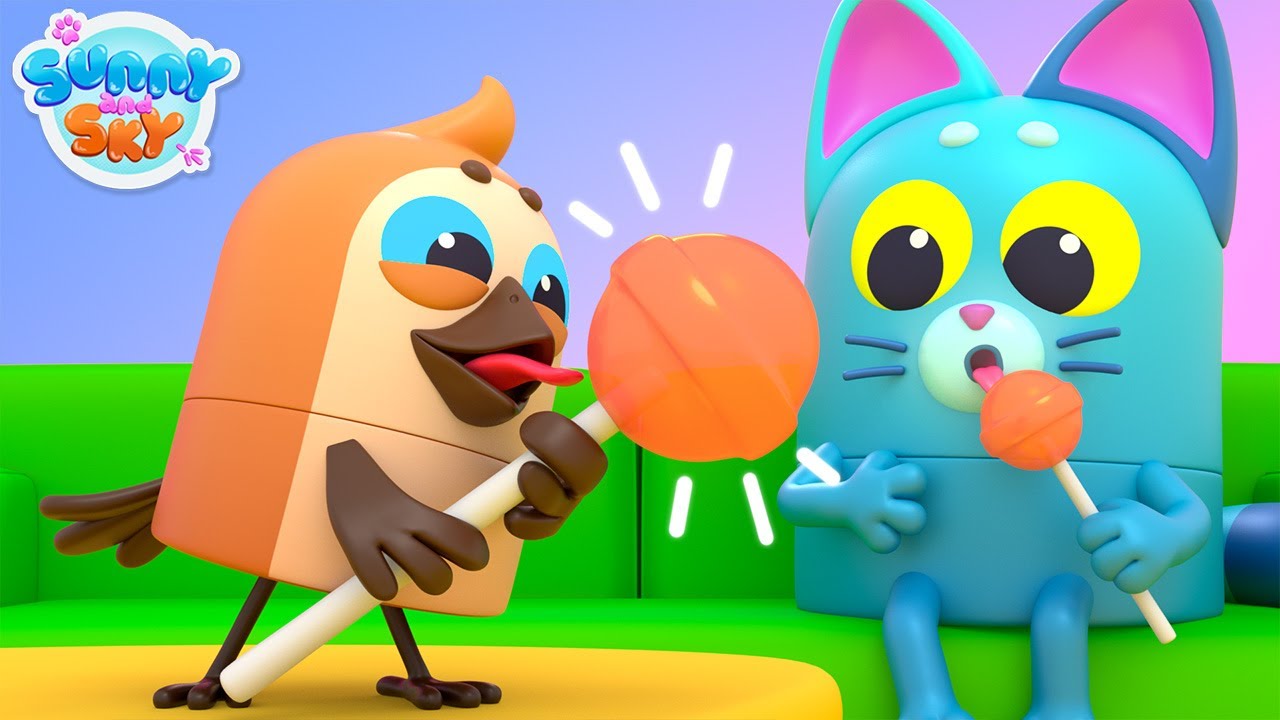 🍭 Candy Trap | Sunny and Sky | Kids Cartoons 😋 - YouTube