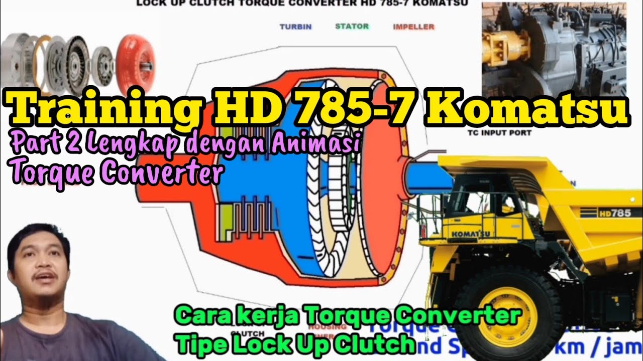 Cara Kerja Lock Up Clutch Torque Converter. Training Produk HD 785-7 ...