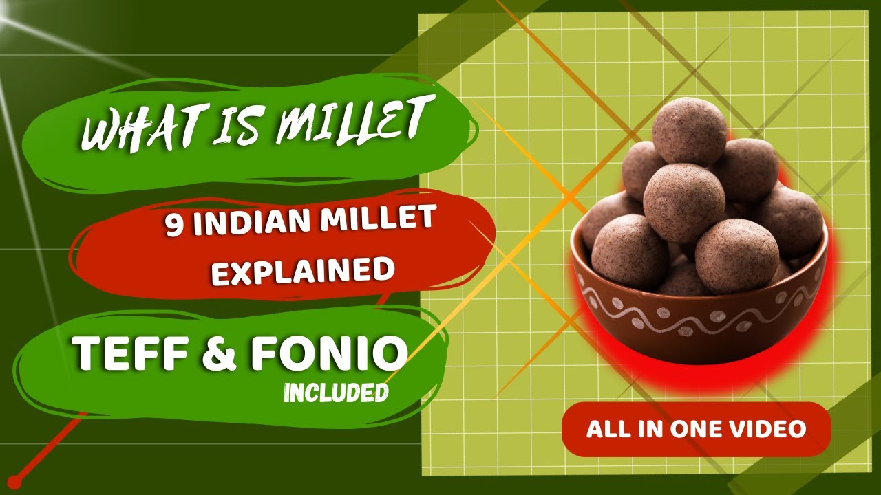 What is Millet | Different Types Of Millet | Anil Kumar | Teff & Fonio ...