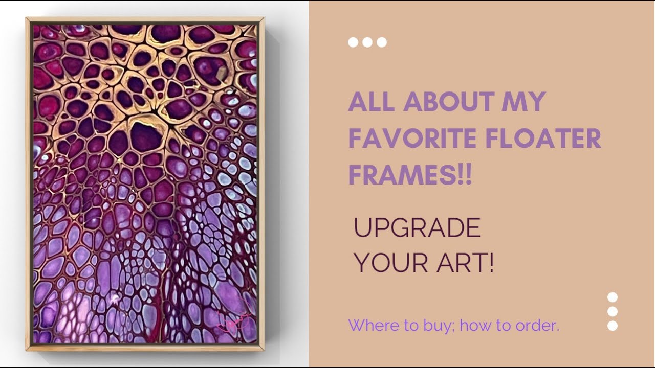 382. Finishing Your Art With Floater Frames! / floating frame ...