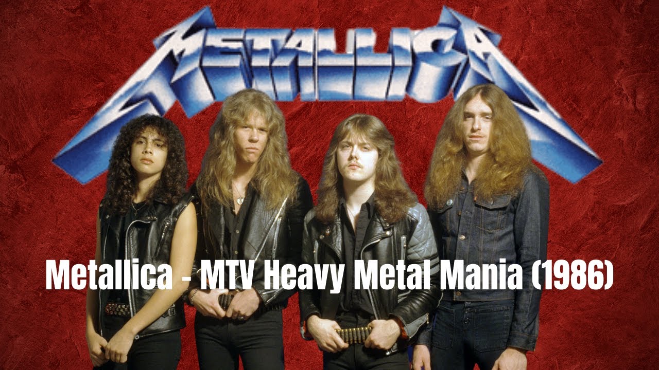Metallica MTV Heavy Metal Mania 1986 ReMaster Of Puppets DVD - YouTube