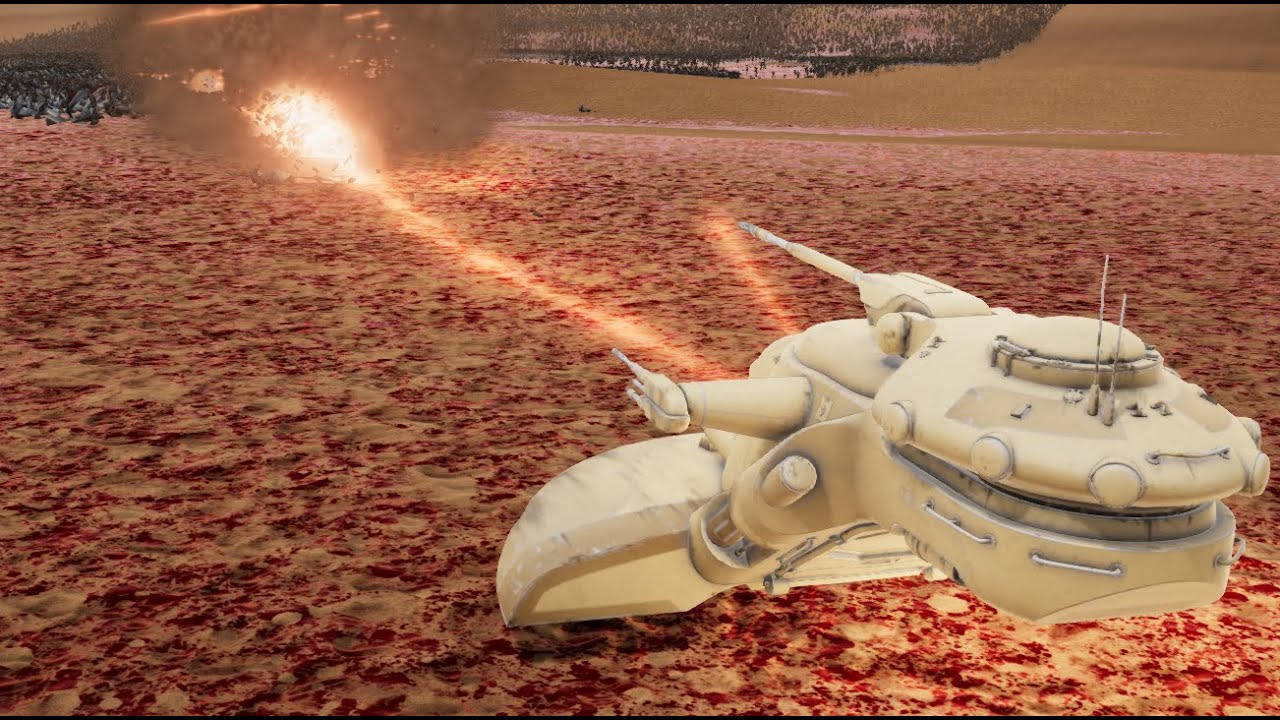 Star Wars Battle Tanks vs 1,500,000 Xenomorphs - Massive Extinction ...