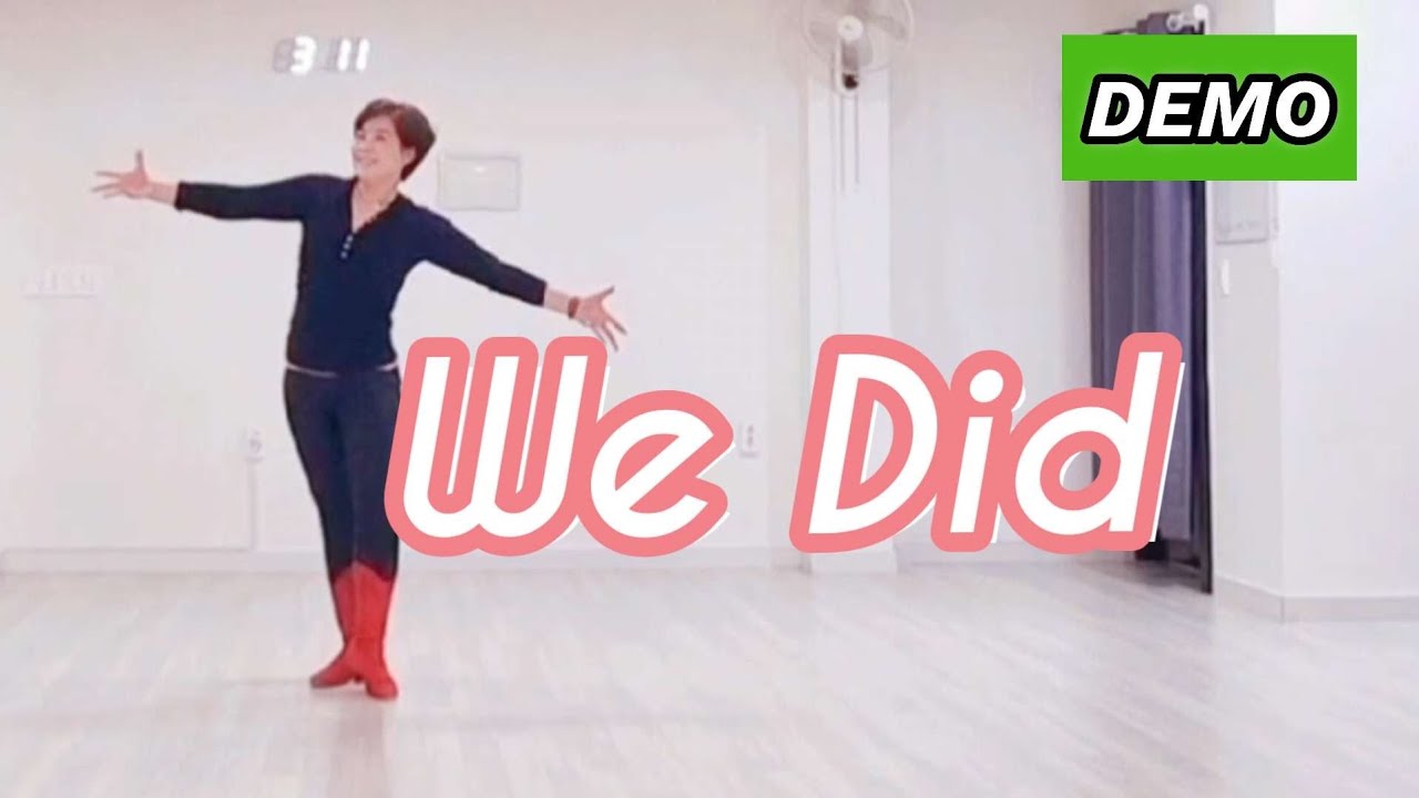 We Did linedance/#Intermediate/#Gary O'Reily/#KoSCAA강릉지부 - YouTube