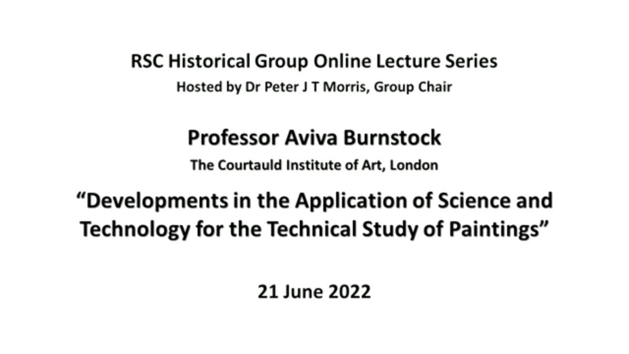 Aviva Burnstock: Material Matters- Looking Through Paintings - YouTube