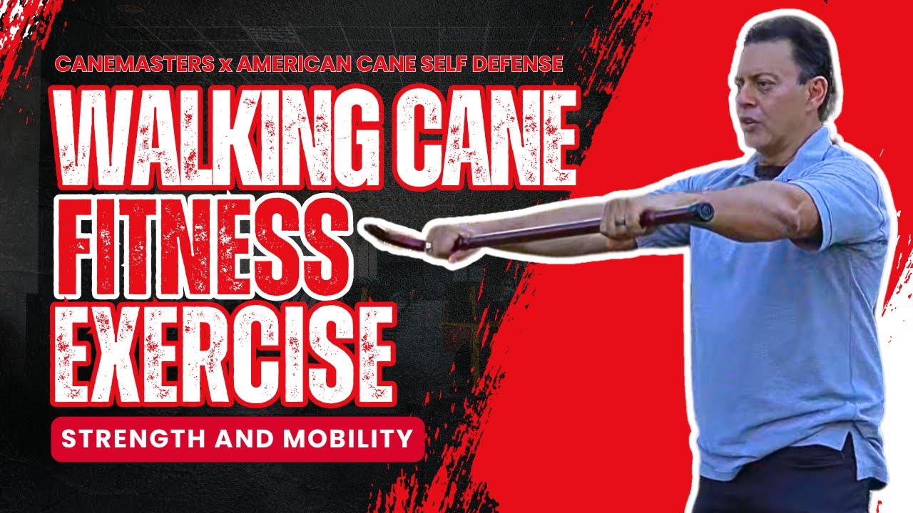 Walking Cane Exercises for Strength and Mobility (Self Defense) - YouTube