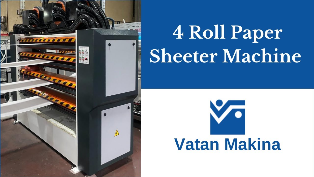 Paper Sheeter Machine - YouTube