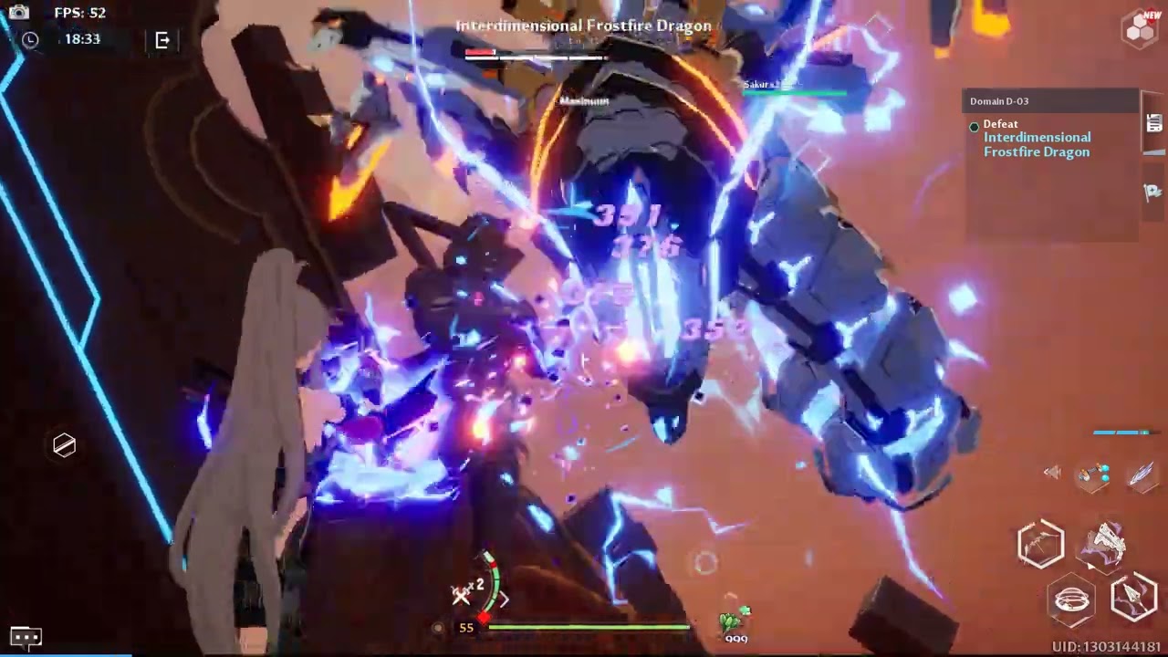 Tower Of Fantasy - Spacetime Domain 9 (Defeat Frostfire Dragon) - YouTube