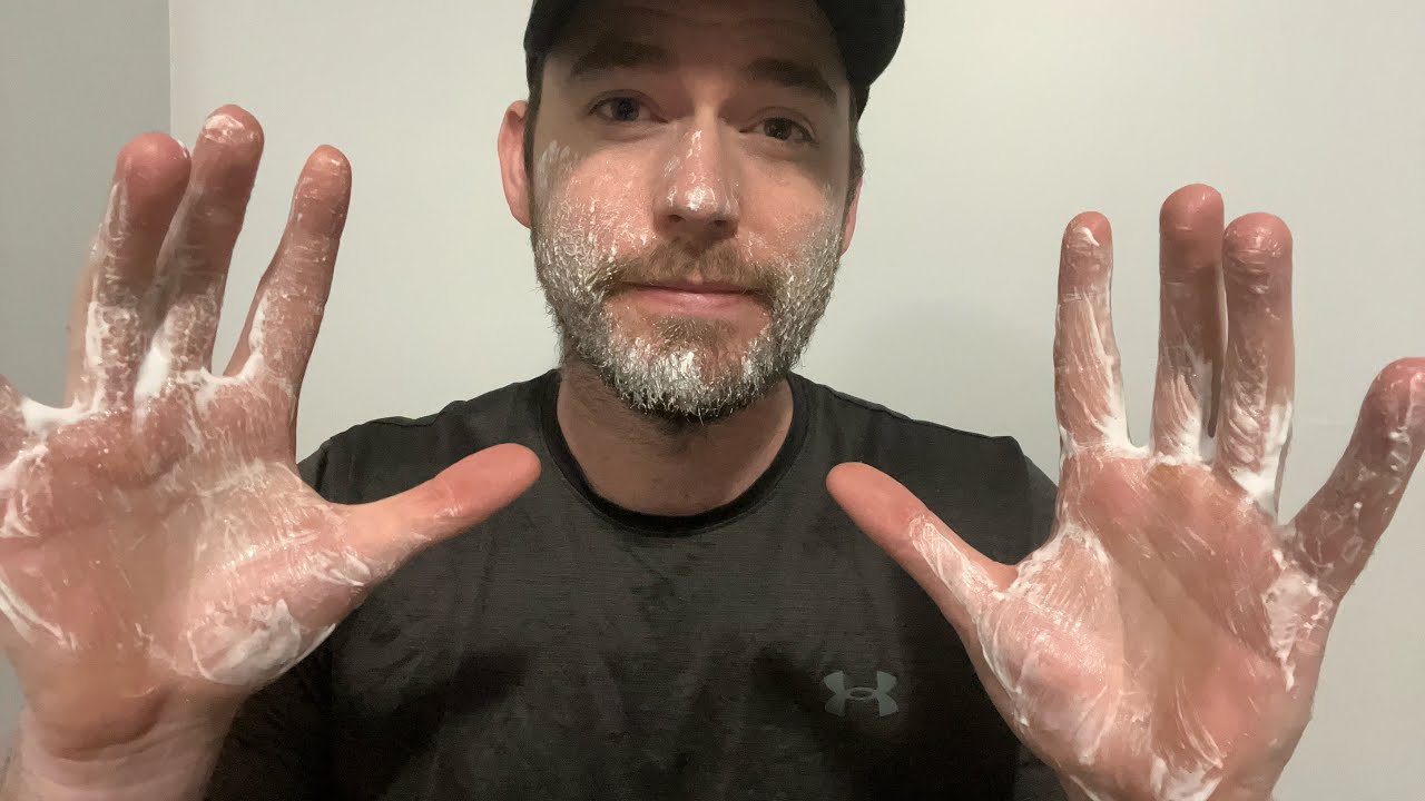 ASMR lotion filled face massage 🧴 - YouTube