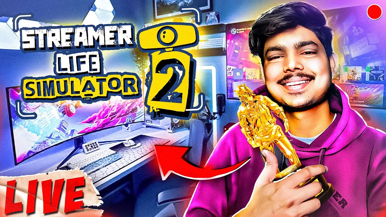 #1 Becoming a Top Streamer in Streamer Life Simulator 2 – Join Me Live ...
